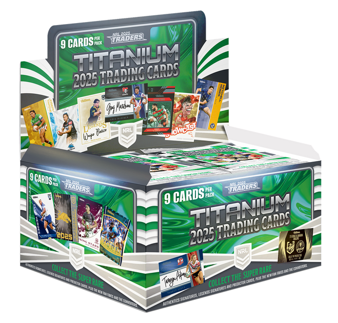 2025 NRL Traders Titanium Hobby Box – Breaking Mad Collectables